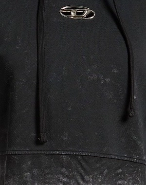 DIESEL® Cropped Hooded Sweatshirt