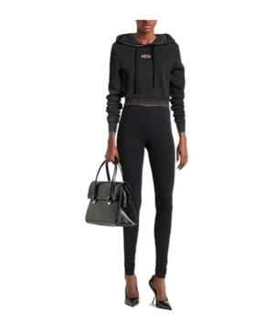 DIESEL® Cropped Hooded Sweatshirt