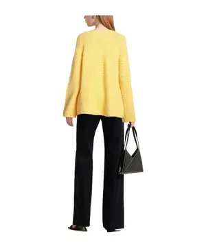 Max Mara Solid Wool Knit Sweater