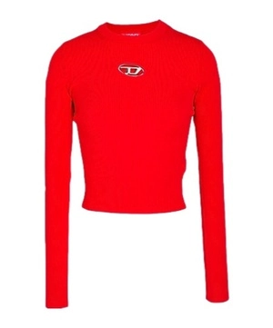 DIESEL® Simple Knitted Top - Red