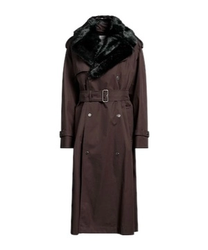 Burberry Classic Long-sleeve Trench Coat With Detachable Fur Collar - Green