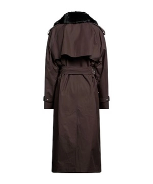 Burberry Classic Long-sleeve Trench Coat With Detachable Fur Collar