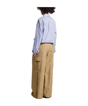 Burberry Solid-color Wool Work Pants