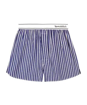 SPORTY  RICH Sporty & Rich Striped Boxer Shorts