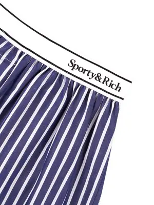 SPORTY  RICH Sporty & Rich Striped Boxer Shorts