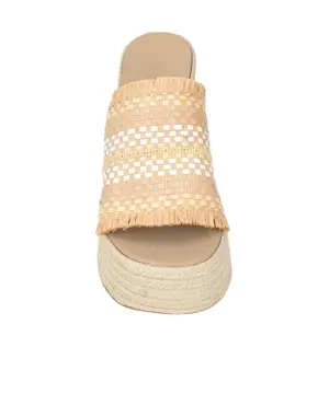 Farm Rio Woven Platform Sandals