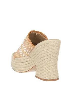 Farm Rio Woven Platform Sandals