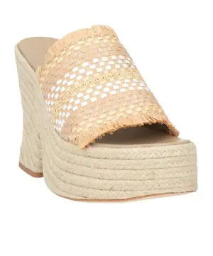 Farm Rio Woven Platform Sandals