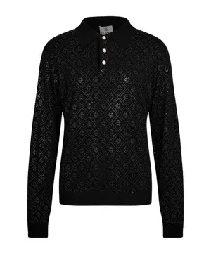 Casablanca Long-sleeved Polo Shirt