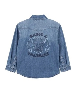 Zadig&Voltaire Embroidered Denim Shirt