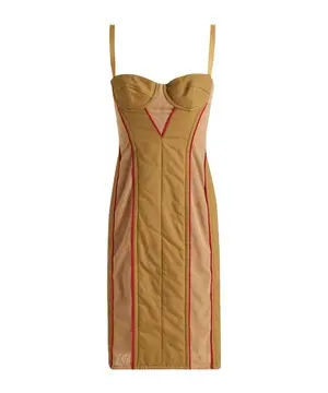 Burberry Bodycon Dress - Sand-colored