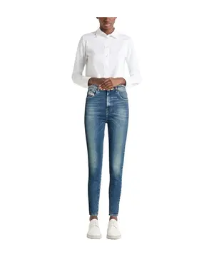 DIESEL® High-waisted Faded Finish Jeans