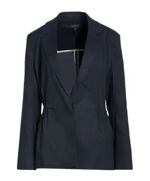 Rag & Bone Simple Single- Blazer - Blue