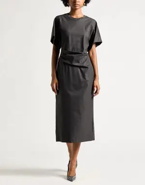 Brunello Cucinelli Slim-fit Draped Dress