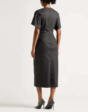 Brunello Cucinelli Slim-fit Draped Dress