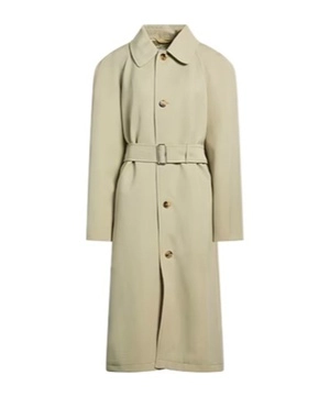 Burberry Long Sleeve Solid Color Windbreaker - Beige