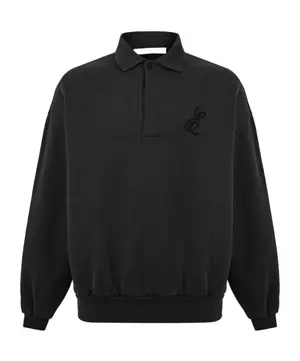 Fear Of God Fge Script Polo Sn62 - Black
