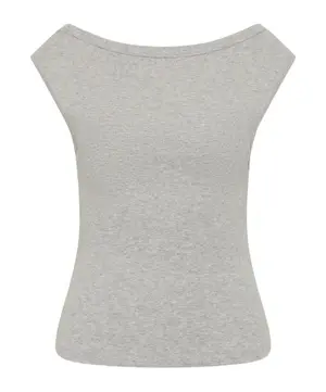 ST. AGNI Ballerina Top - Gray