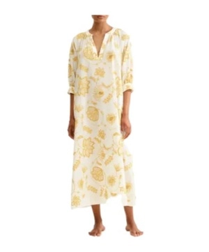 ERES Floral Print V-neck Maxi Dress