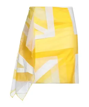 Burberry Two-tone Tulle Mini Skirt - Yellow