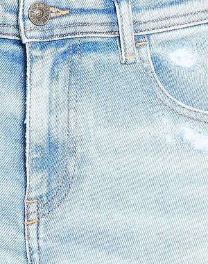 DIESEL® Light Wash Ripped Skinny Jeans