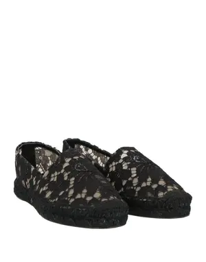 Dolce & Gabbana Lace Espadrilles - Black