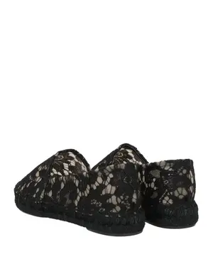 Dolce & Gabbana Lace Espadrilles - Black