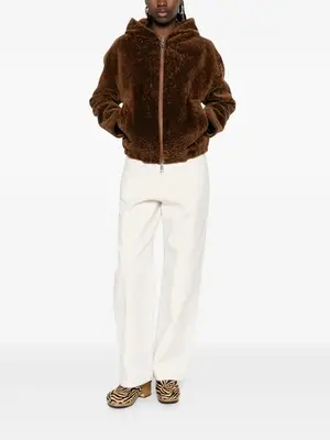 Nanushka Hooded Zip-up Jacket