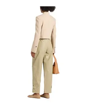 Burberry Straight-leg Leather Trousers