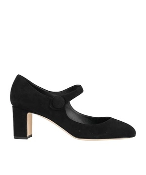 Dolce & Gabbana Suede Maryjane Blockheel Shoes