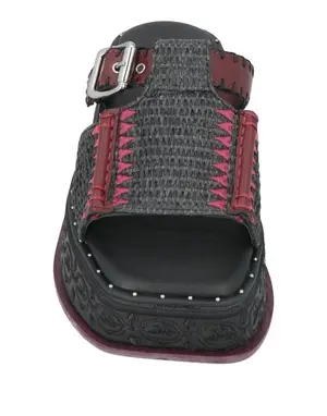 Farm Rio Embellished Square Toe Platform Sandals
