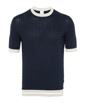 Eleventy Cable-knit T-shirt