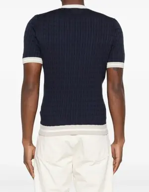 Eleventy Cable-knit T-shirt
