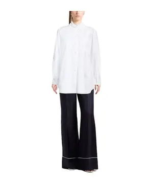 Burberry Minimalist Solid-color Long-sleeve Shirt
