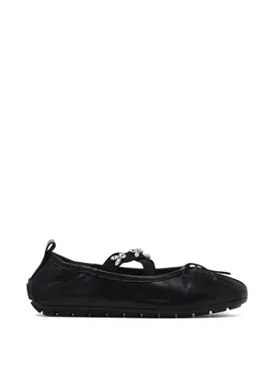 Simone Rocha Embellished Ballet Flats - Black