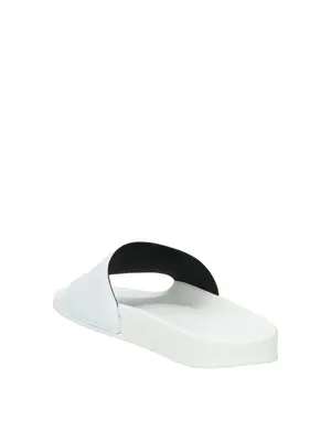 DIESEL® Printed Rubber Slides - White