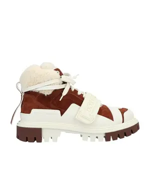 Dolce & Gabbana Two-tone Leather Sneakers