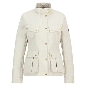 Barbour Halsey Long Sleeve Quilted Jacket - White