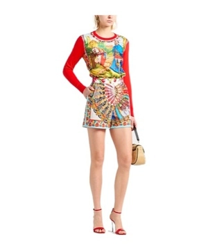 Dolce & Gabbana Colorful Woven Shorts