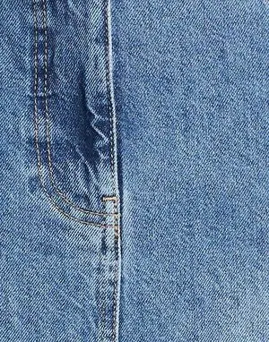 Farm Rio Flared Denim Maxi Skirt