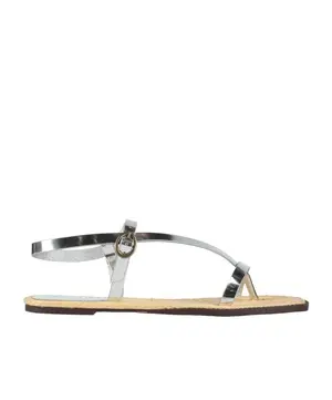Farm Rio Metallic Leather Sandals