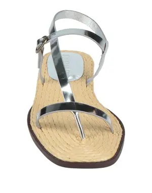 Farm Rio Metallic Leather Sandals