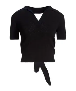 Jacquemus Solid Colour Jumpers - Black