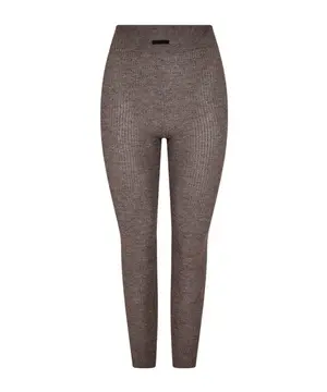 Fear Of God Waffle Leggings - Brown