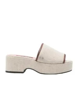CAREL CAREL PARIS Adri Platform Trim Sandals Nude