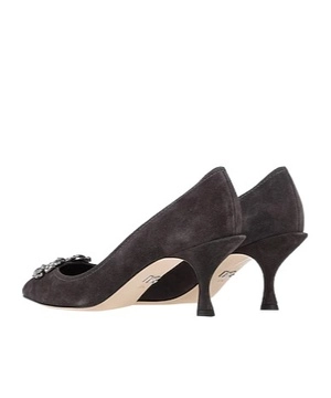 Dolce & Gabbana Embellished Pointed Toe Stiletto Heel Pumps