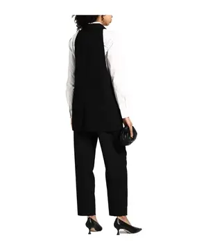 Burberry Sleeveless Tailored Vest With Notch Lapel
