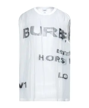 Burberry Sleeveless Top With Logo