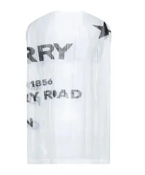 Burberry Sleeveless Top With Logo