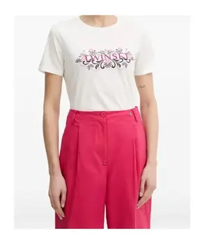 TWINSET Floral-patterned T-shirt - Red